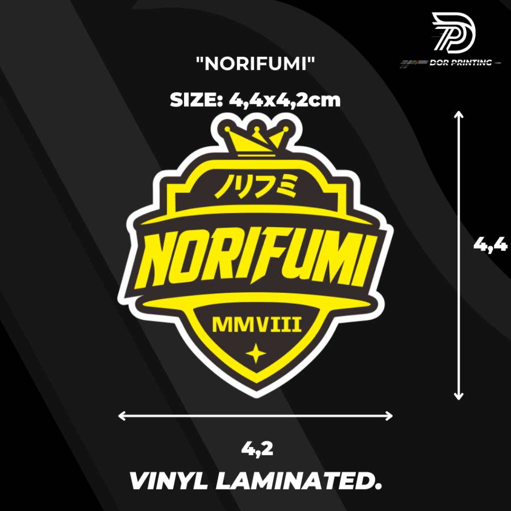 Jual STICKER/ NORIFUMI VIRALL KEREN LOGO NORIFUMI | Shopee Indonesia