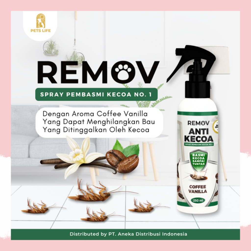 Jual SPRAY REMOV ANTI KECOA SEMPROT PEMBASMI KECOA DAN SERANGGA ...