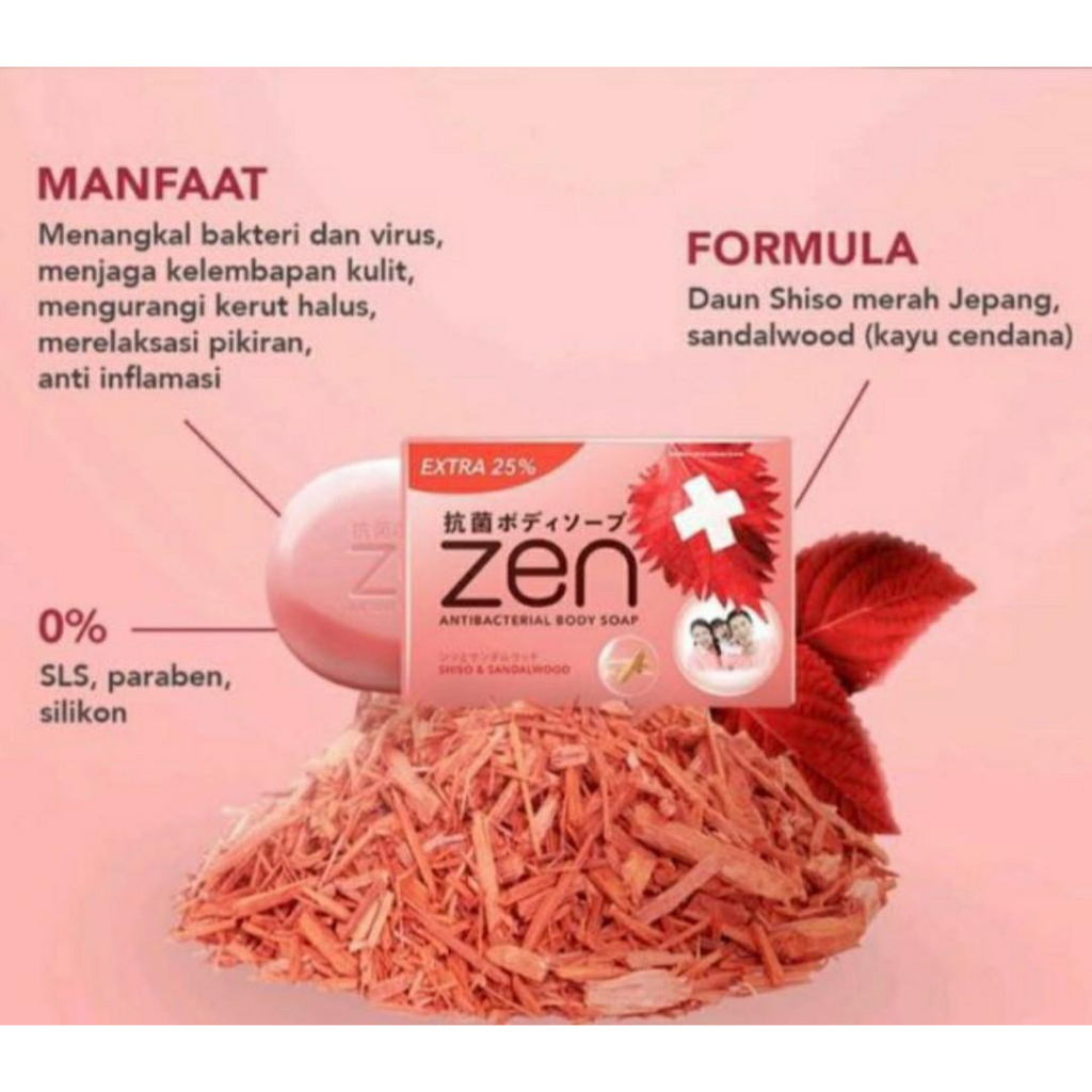 Jual Zen Anti bacterial Bar Soap | Sabun Mandi | Sabun Kesehatan ...