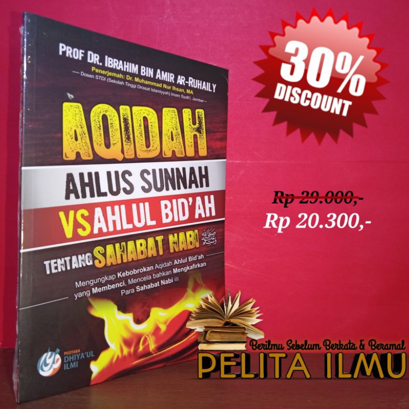 Jual Buku Aqidah Ahlus Sunnah VS Ahlul Bid'ah Tentang Sahabat Nabi - Terjemah Kitab Mahdhul ...