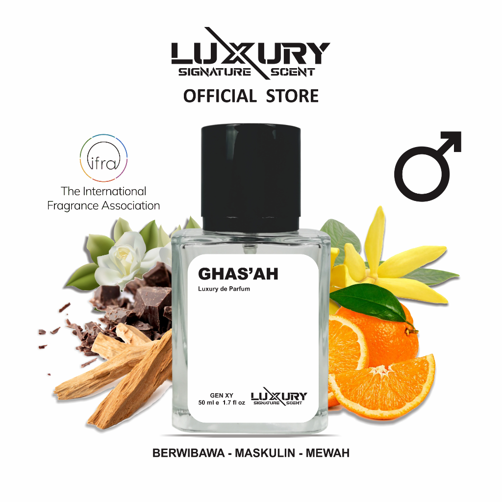 Jual Lokal Brand Parfum GHAS'AH - LUXURY SIGNATURE SCENT | Parfum Pria ...