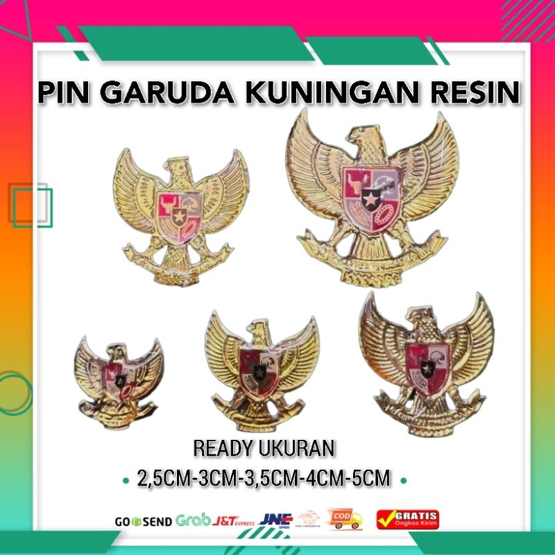 Jual Pin Garuda Resin Paskibraka | Pin Garuda Paskibra | Pin Peci ...