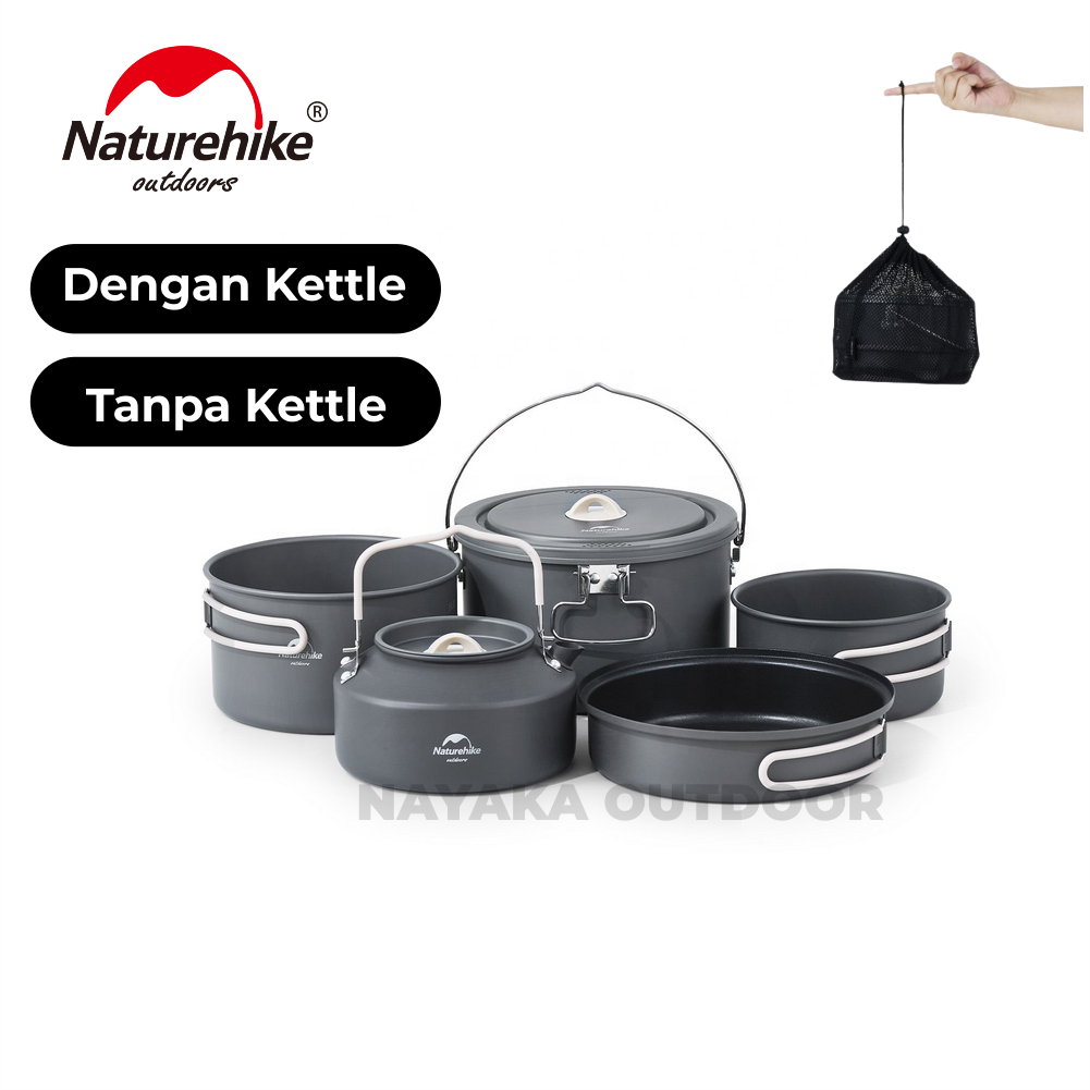 Jual Cooking Set Outdoor Camping Naturehike CNH22CJ002 Nesting Set TNI ...