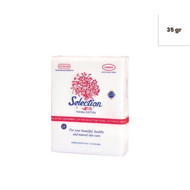 Jual KAPAS SELECTION FACIAL COTTON 35 GRAM (KECIL) | Shopee Indonesia
