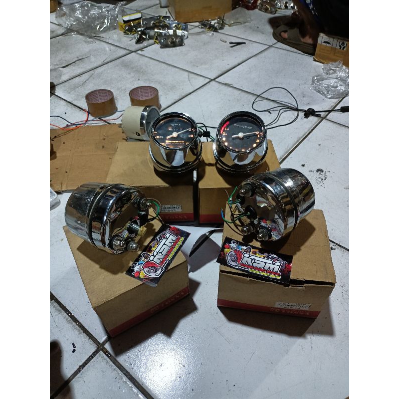 Jual Speedometer bulat dan RPM BULAT ORIGINAL TOSA /TACO SPEEDOMETER ...