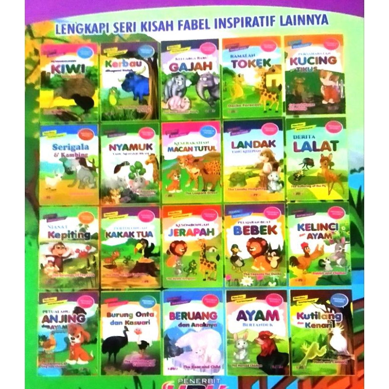 Jual Buku Cerita bilingual dunia binatang | Shopee Indonesia