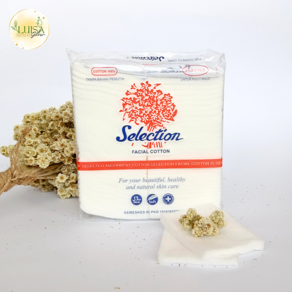 Jual Kapas Wajah Selection Cotton 75gram Kecantikan | Shopee Indonesia
