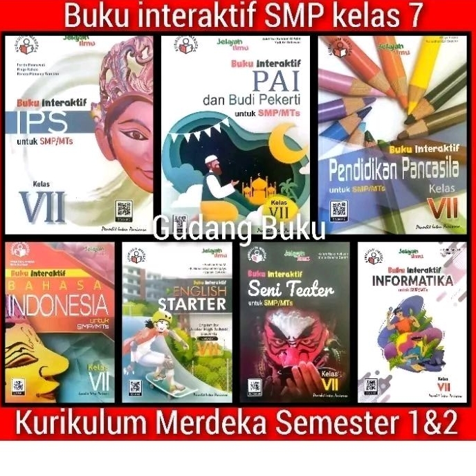 Jual BUKU INTERAKTIF PENDAMPING SMP KELAS VII, 7 KURIKULUM MERDEKA TAHUN 2022 INTAN PARIWARA ...