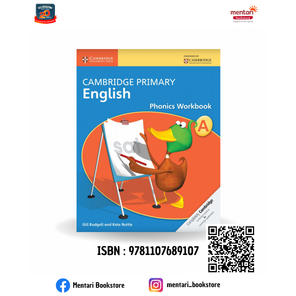 Jual Cambridge English Phonics Workbook | Bahasa Inggris untuk TK ...