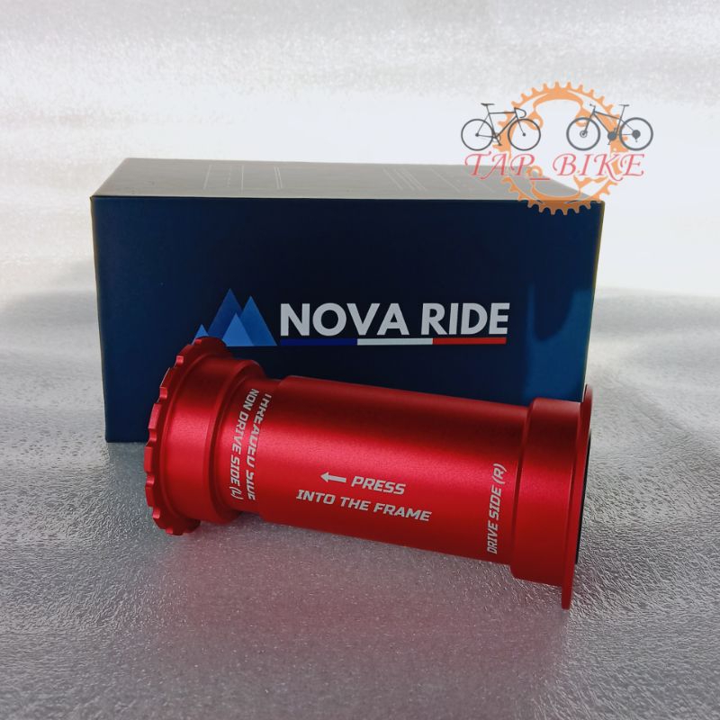 Jual Bottom Bracket Novaride BB86-24SH-R Ceramic Red - BB Press Fit ...