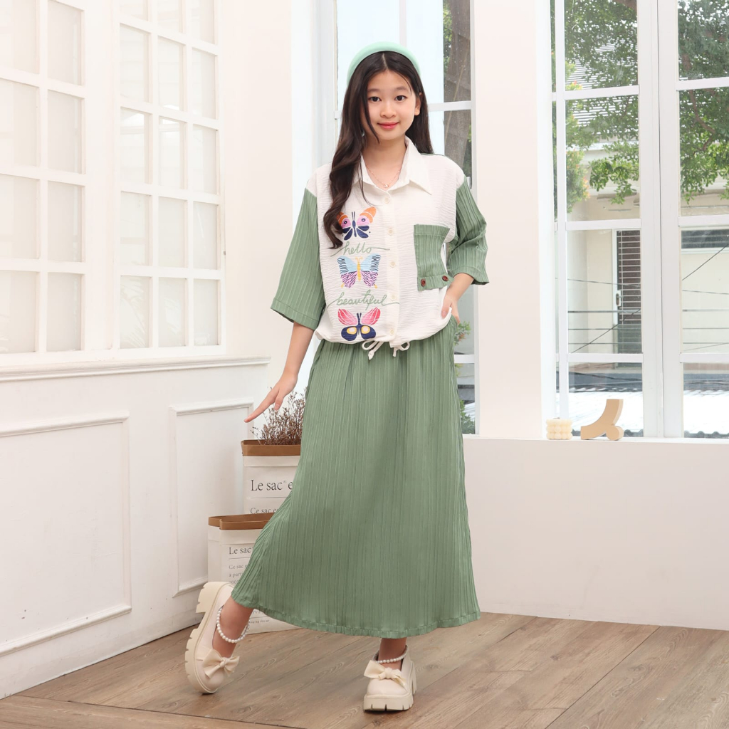 Jual (6 - 15 Tahun) Sofia Baju Kargo Anak Duishi 880013 | Shopee Indonesia