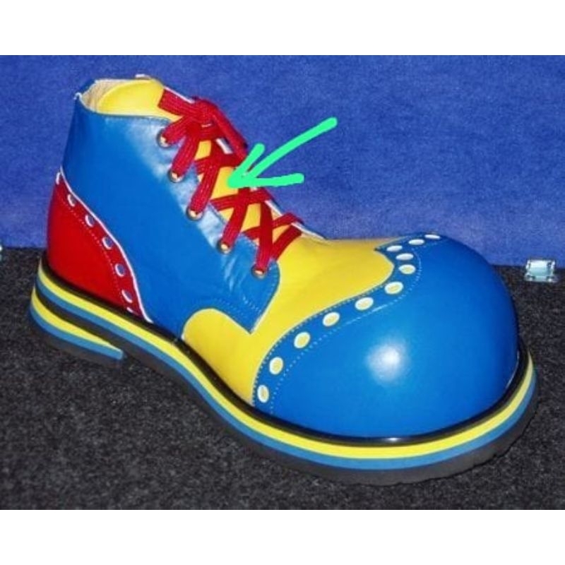Jual Sepatu badut clown shoes kombinasi warna indonesia | Shopee Indonesia