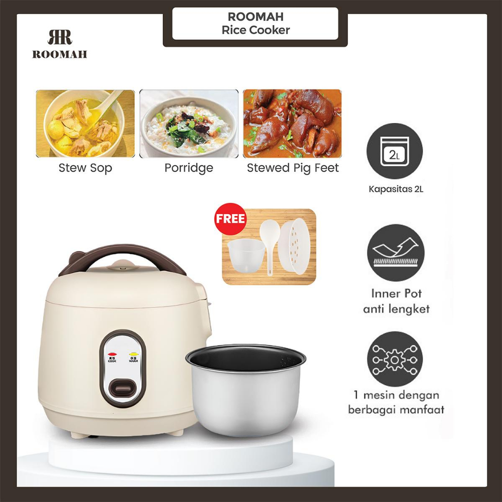 Jual ROOMAH Mini Rice Cooker Multi Pressure / Penanak Nasi Multifungsi ...