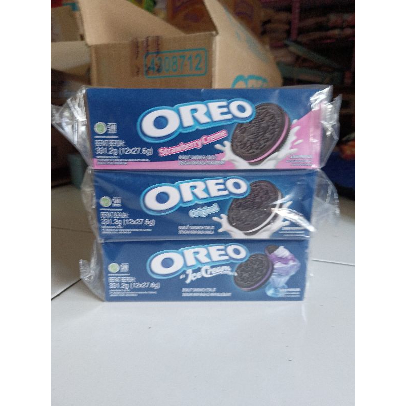Jual Oreo 1 Box isi 12 pcs (isi 3 keping stok terbaru) Griya Snack ...