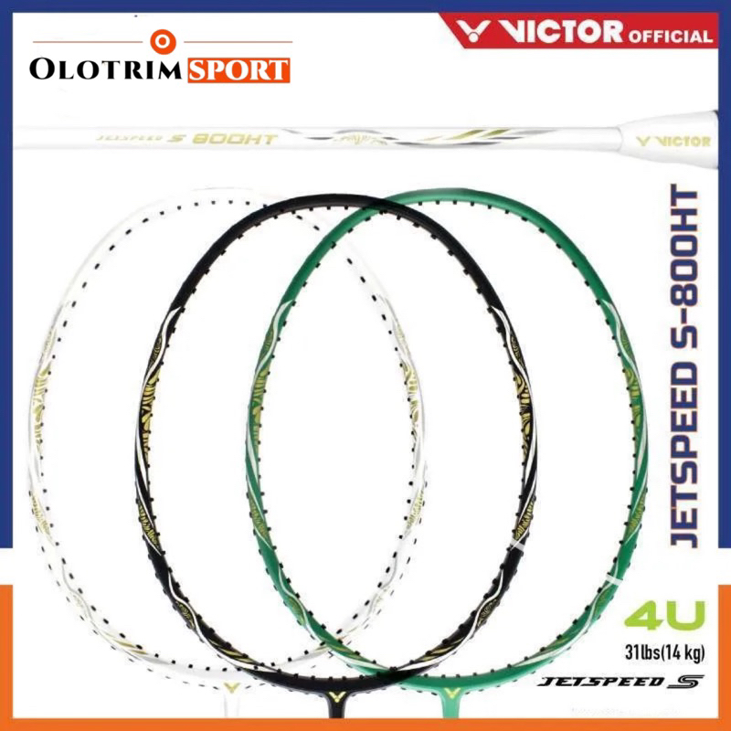 Jual Raket Badminton VICTOR JETSPEED S 800 HT 31lbs Jet Speed JS 800HT ...