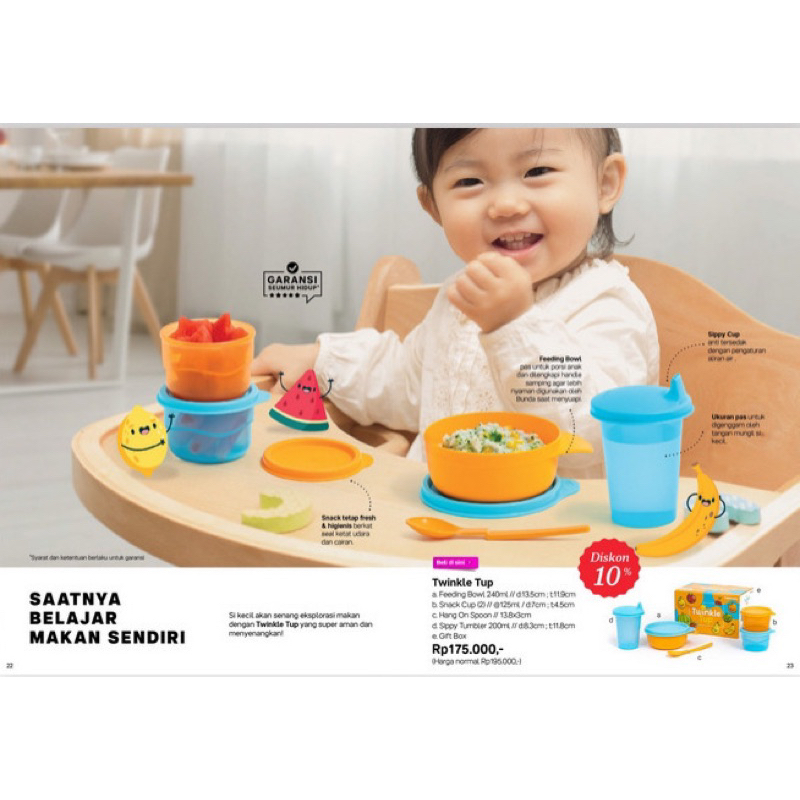 Jual twinkle tup by tupperware | Shopee Indonesia
