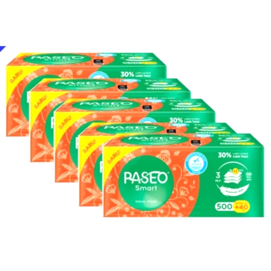 Jual Paseo Facial Tissue 500 Sheets 3 play EXTRA 40 Ply | Shopee Indonesia