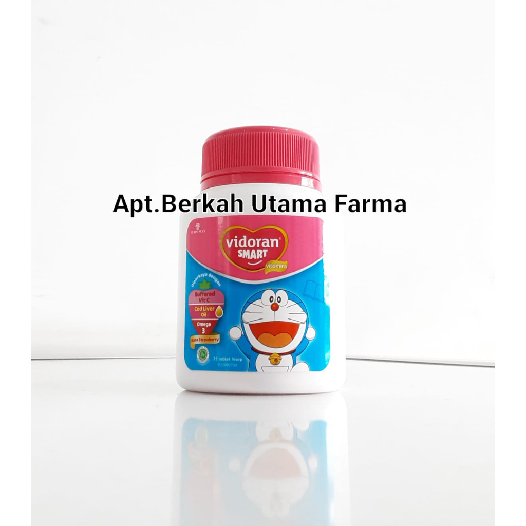 Jual Vidoran Smart Rasa Strawberry Btl Isi 25 Tablet | Shopee Indonesia