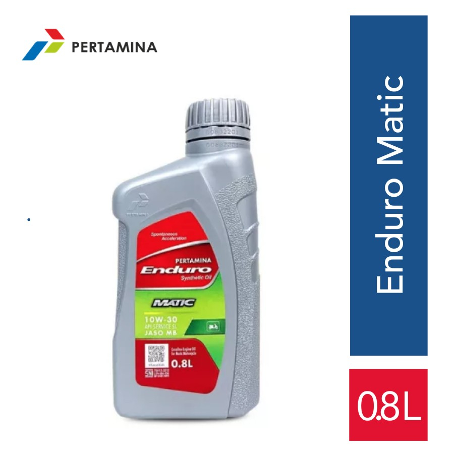 Jual Oli Pertamina Enduro Matic 10W-30 0.8L | Shopee Indonesia