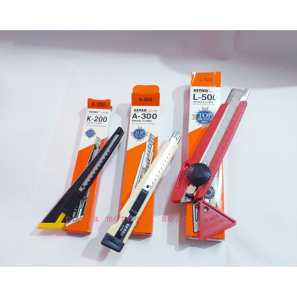 Jual Cutter, Silet Kenko K-200, L-300, L-500 | Shopee Indonesia