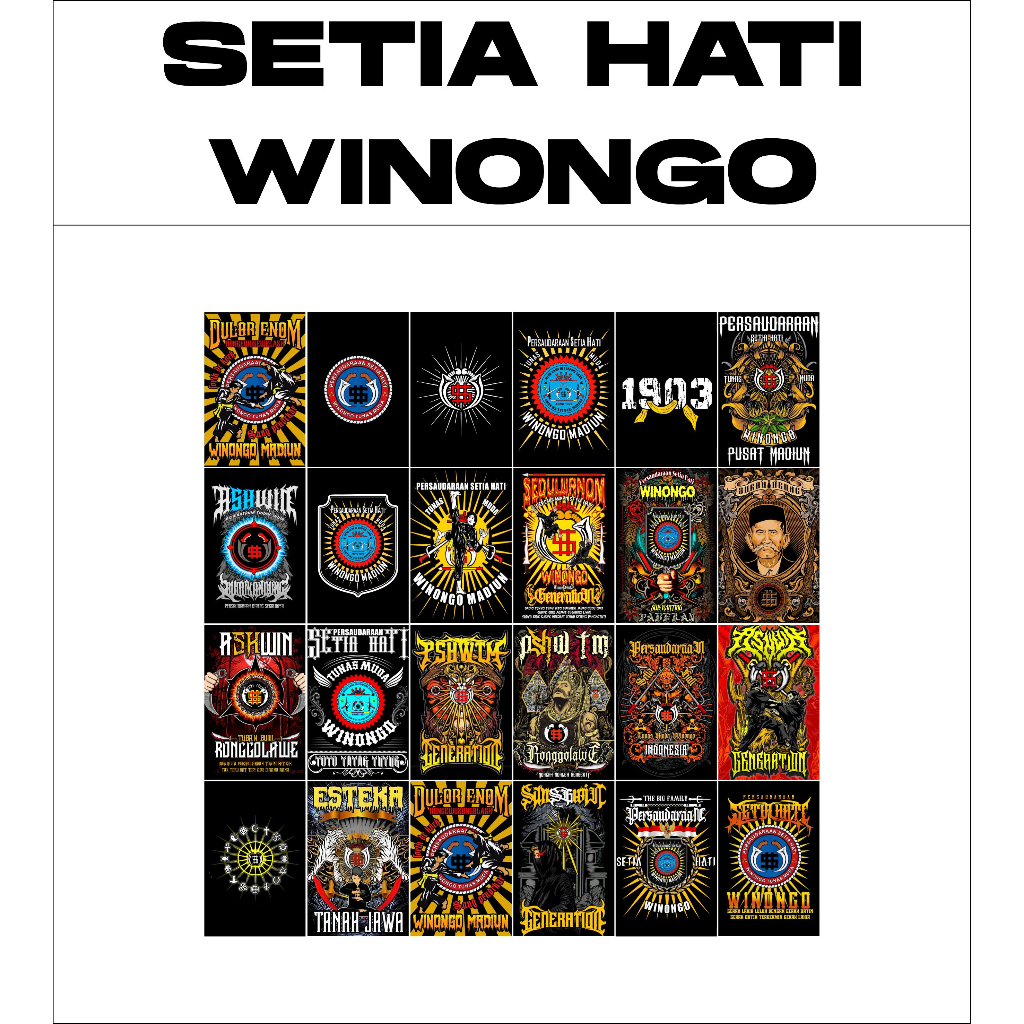 Jual POSTER DINDING PERGURUAN SILAT SH WINONGO/PSHW | Shopee Indonesia