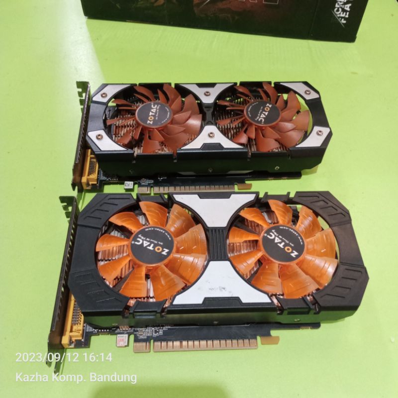 Jual VGA Gaming ZOTAC GTX 750ti 2Gb 128bit Ddr5 Ori Dualfan Aman Lancar | Shopee Indonesia