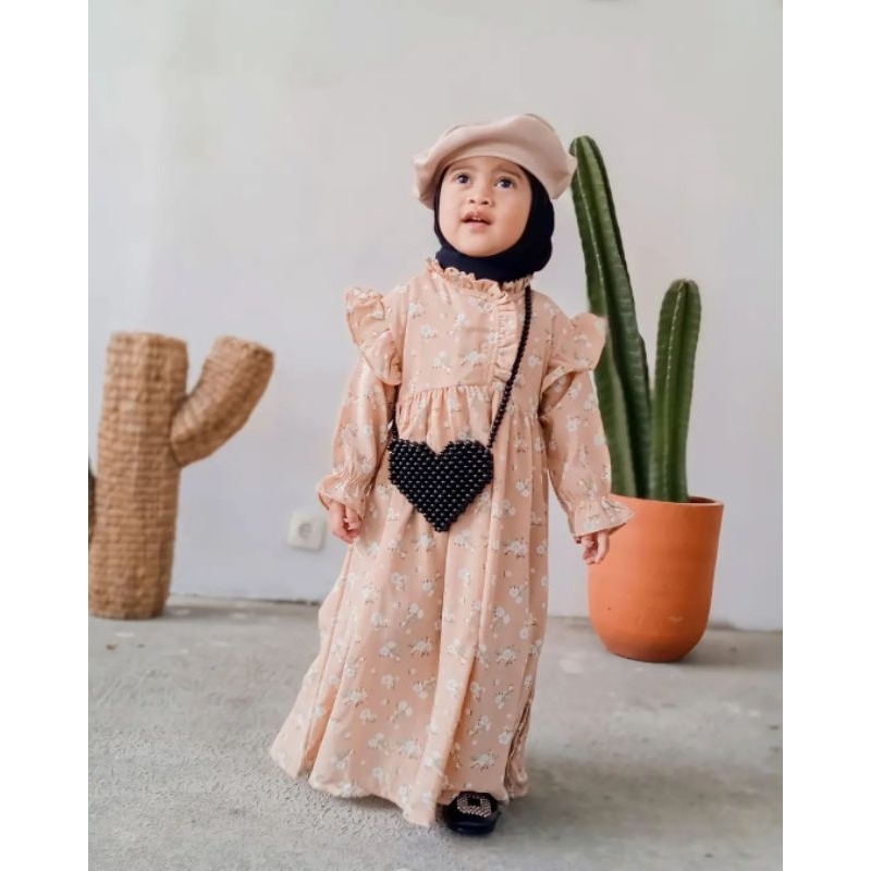 Jual 6-9 Tahun Gamis Khumaira Junior / Gamis Crinkle Anak // Gamis ...