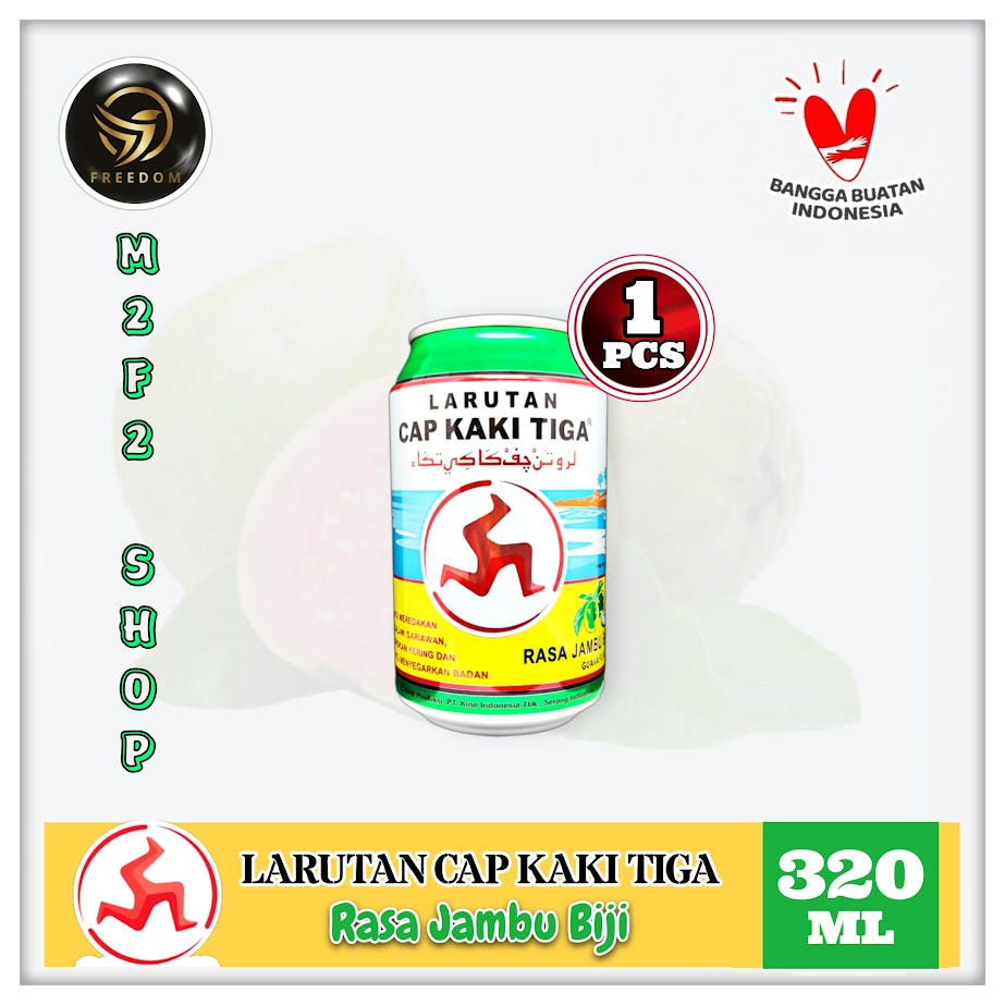 Jual Larutan Penyegar Cap Kaki Tiga Minuman Kaleng Rasa Jambu Biji - 320 ml (Kemasan Satuan ...
