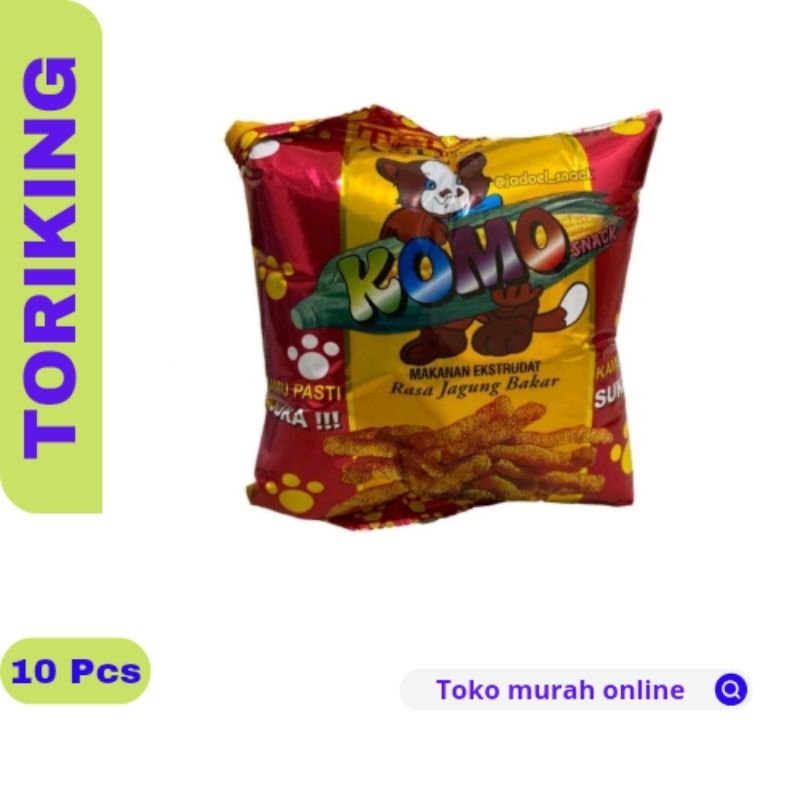 Jual SNACK JADUL KOMO RASA JAGUNG BAKAR (1 Pak isi 10pcs) | Shopee ...