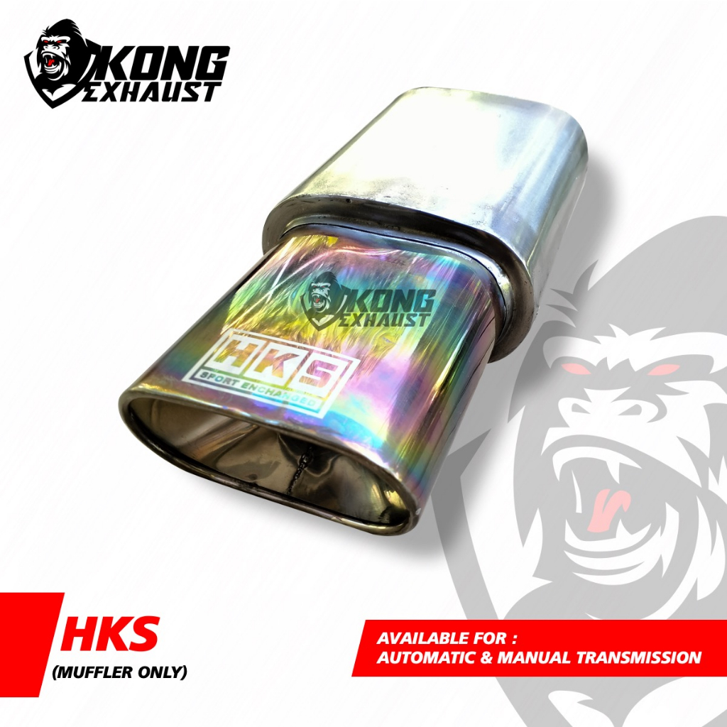 Jual Knalpot Mobil Racing HKS Kotak Rainbow Suara Bas Adem Empuk Untuk ...