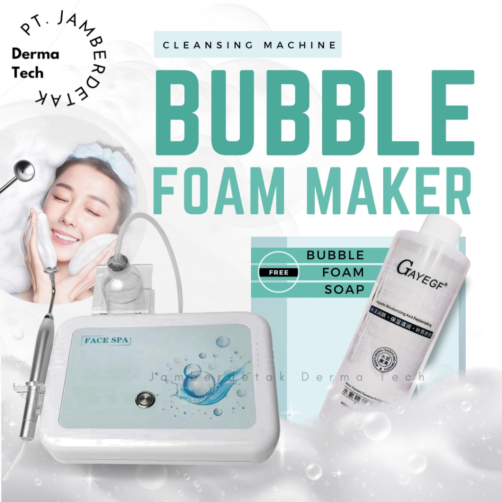 Jual mesin bubble foam maker spa face SNOW WHITE pembuat busa sabun ...