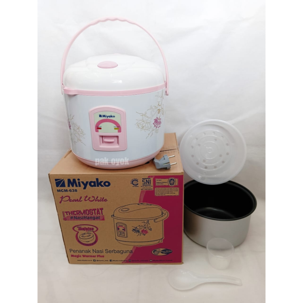 Jual Magic Com Miyako 1,8L MCM-638/ Magic Com 3In1 / Penanak Nasi ...