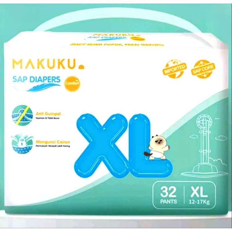 Jual Makuku Air Diapers Comfort+ / Makuku Air Diapers Comfort Fit ...