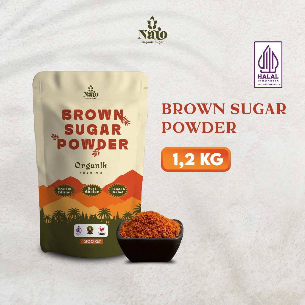Jual Gula aren bubuk 100% Asli/Rendah Kalori (Aren semut/Brown sugar ...