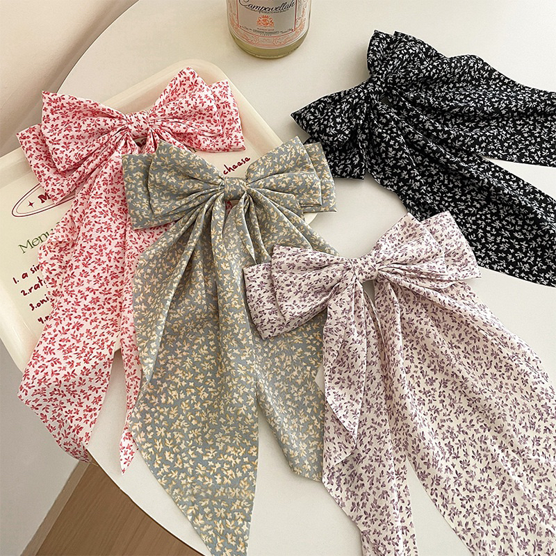 Jual Delunashop JP-040 Jepit Rambut Dasi Kupu-Kupu Klip pita panjang ...