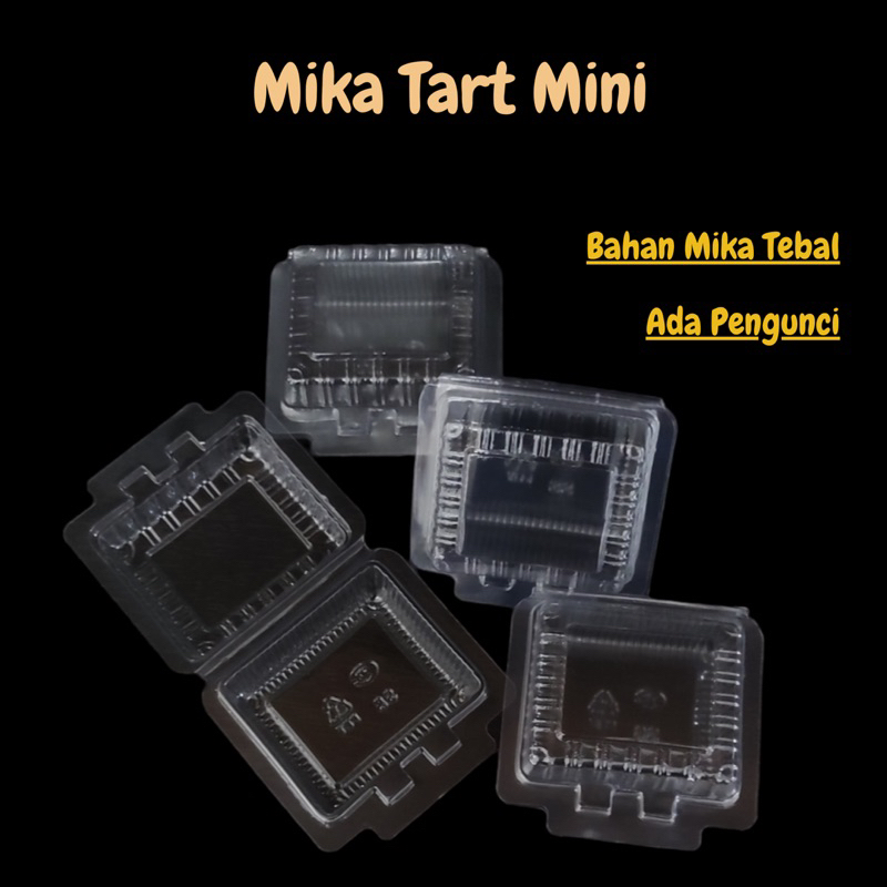 Jual Mika Tart Tray Sushi CH12 Mika Kue Kecil (25pcs) | Shopee Indonesia