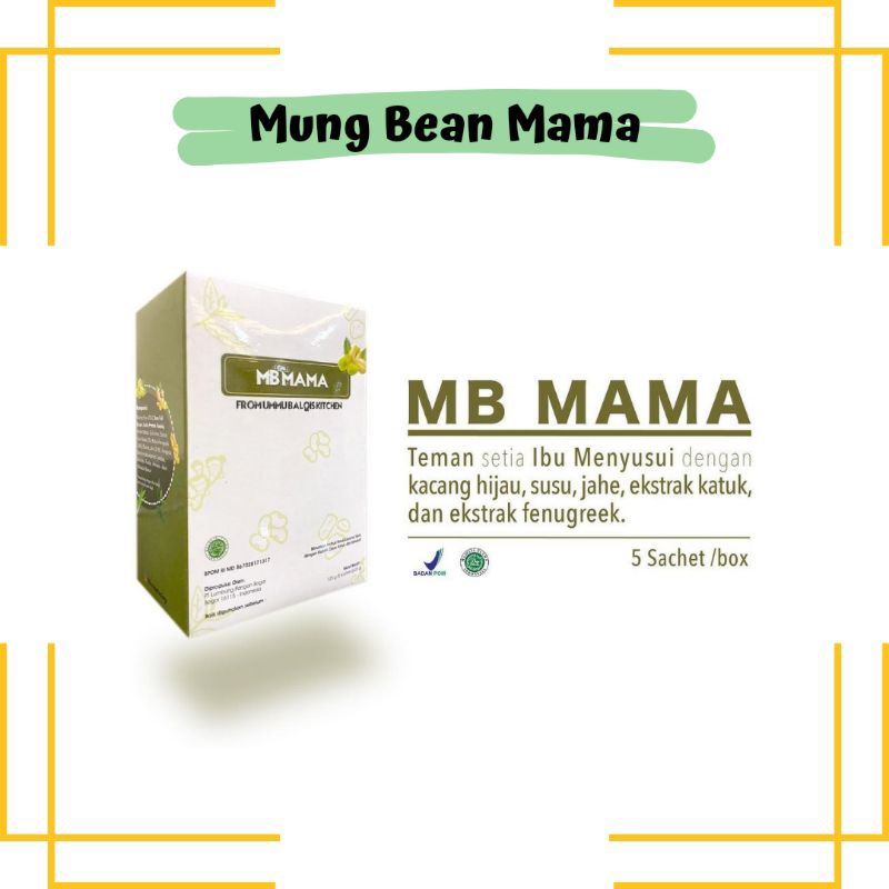 Jual Mung Bean Mama ASI Booster Booster Factory by Ummubalqis | Shopee ...