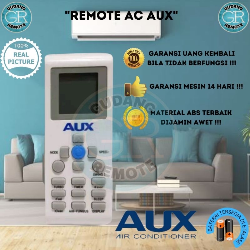 Jual Remote Remot AC AUX Original asli | Shopee Indonesia