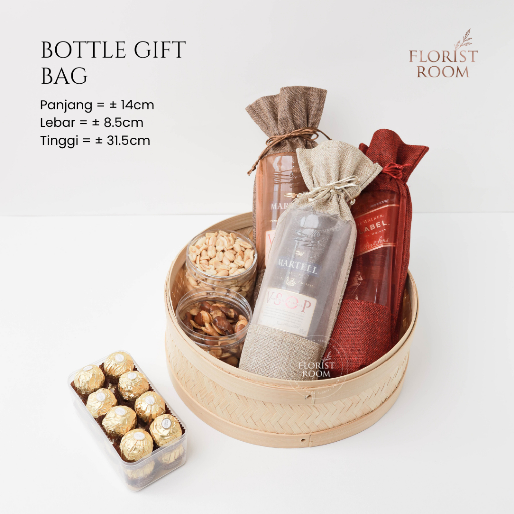 Jual 1 pc Bottle Gift Bag - Tas W!ne - Tas Botol - Hampers | Shopee ...
