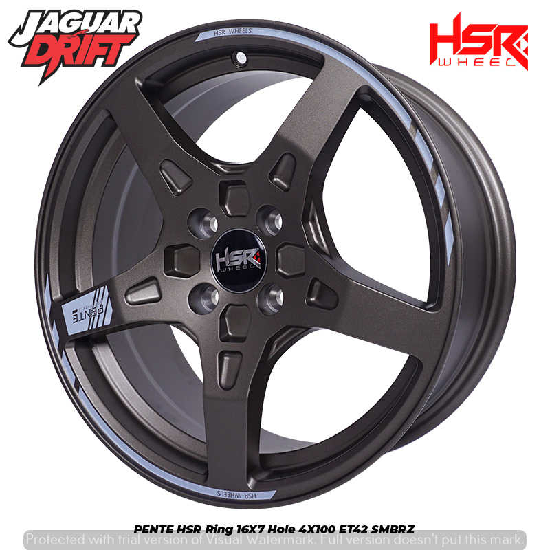 Jual VELG RACING IMPORT RATA BODY HSR PENTE RING 16 BRONZE - JAZZ YARIS SIGRA CALYA AGYA ...