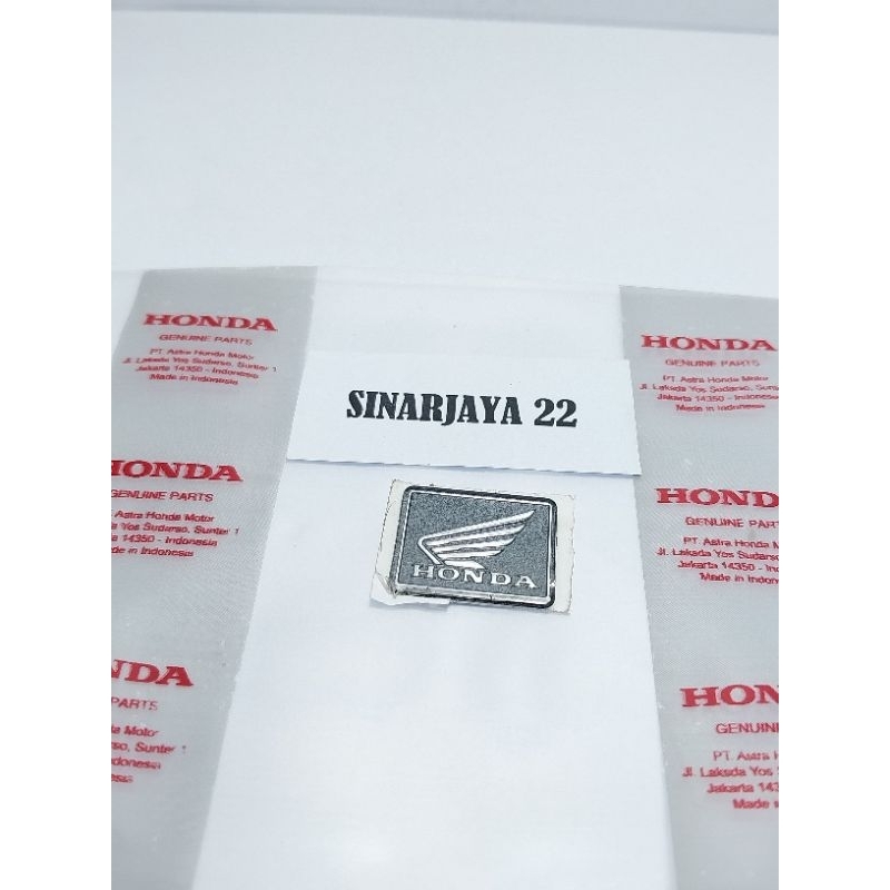Jual Emblem logo sayap Honda dasboar spedo stang universal untuk smua ...
