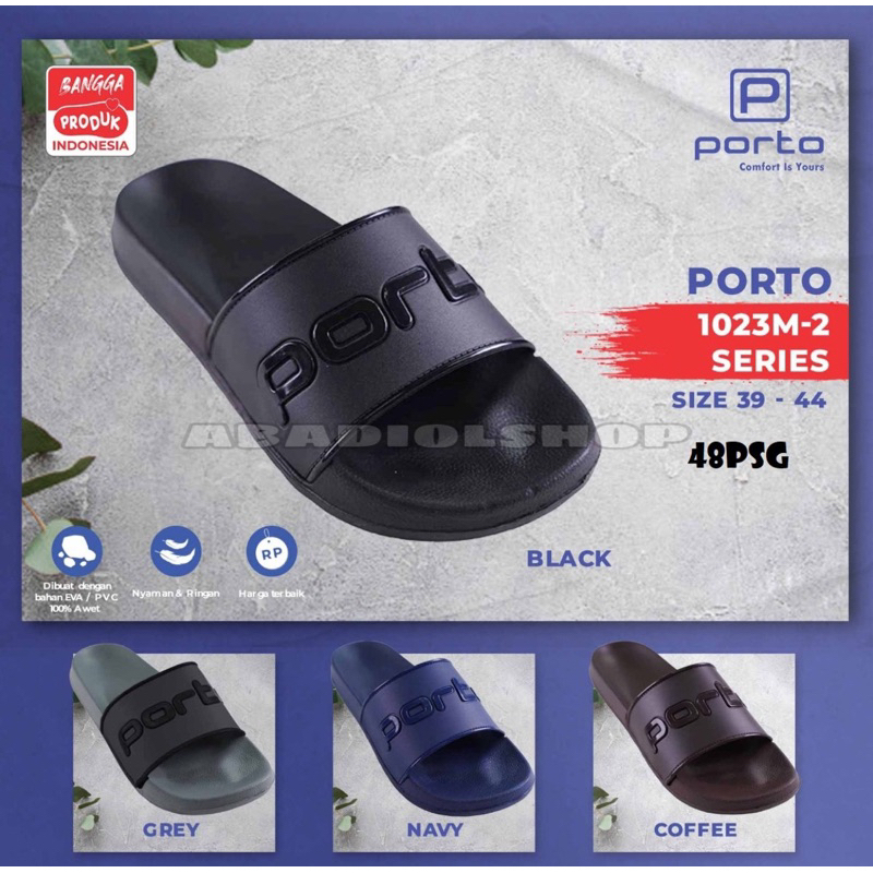 Jual TERLARIS - SANDAL PORTO 1023M PRIA & WANITA DEWASA / SANDAL SLIP ...
