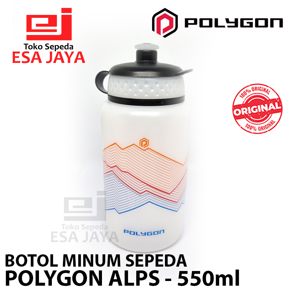 Jual Bidon Botol Minum Sepeda POLYGON ALPS 550ml 550 ml White Original | Shopee Indonesia