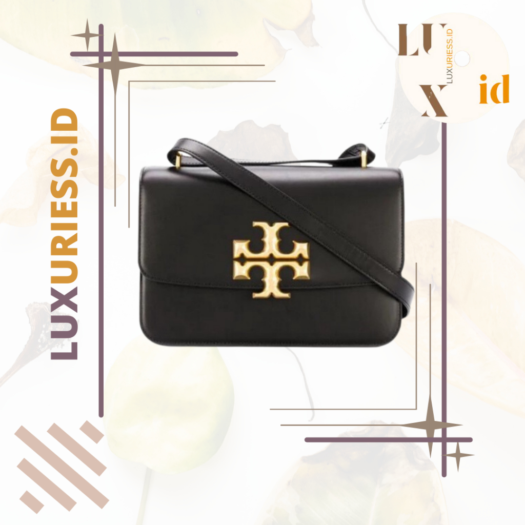 Jual Tory Burch Eleanor Convertible Shoulder Bag Black | Shopee Indonesia