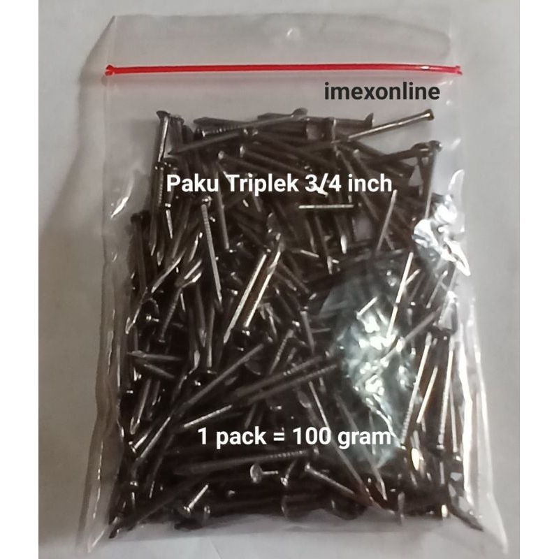 Jual Paku Triplek Ecer - per pack (100 gram ) | Shopee Indonesia