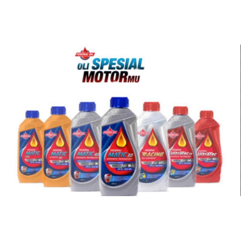 Jual FEDERAL OIL | Oli Motor Matic Dan Bebek 100% Original 800ml dan 1L ...