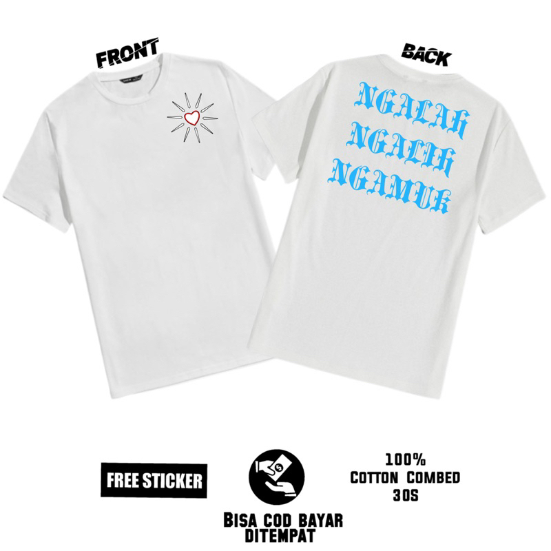 Jual Kaos PSHT Ngalah Ngalih Ngamuk versi PUTIH | Shopee Indonesia