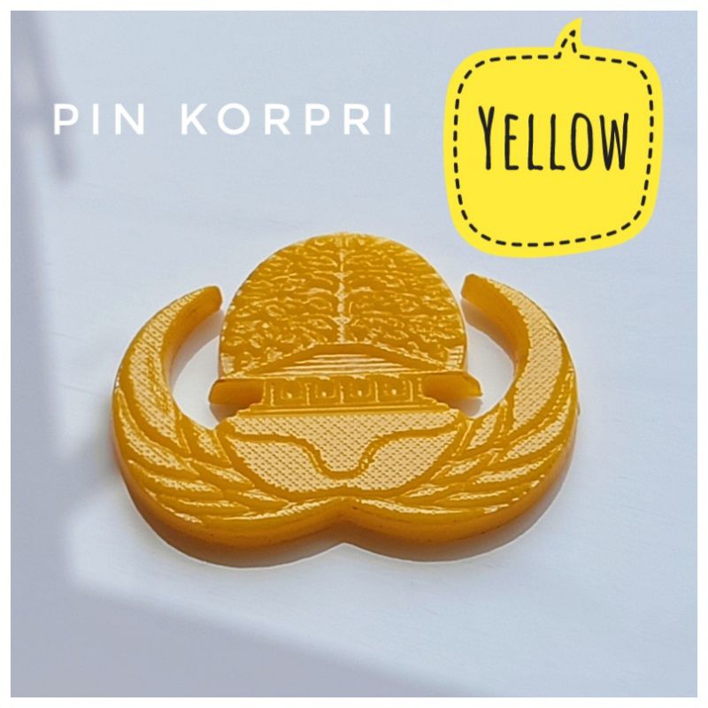 Jual PIN KORPRI MERAH PUTIH KUNING HIJAU - PENITI - DOUBLE MAGNET ...