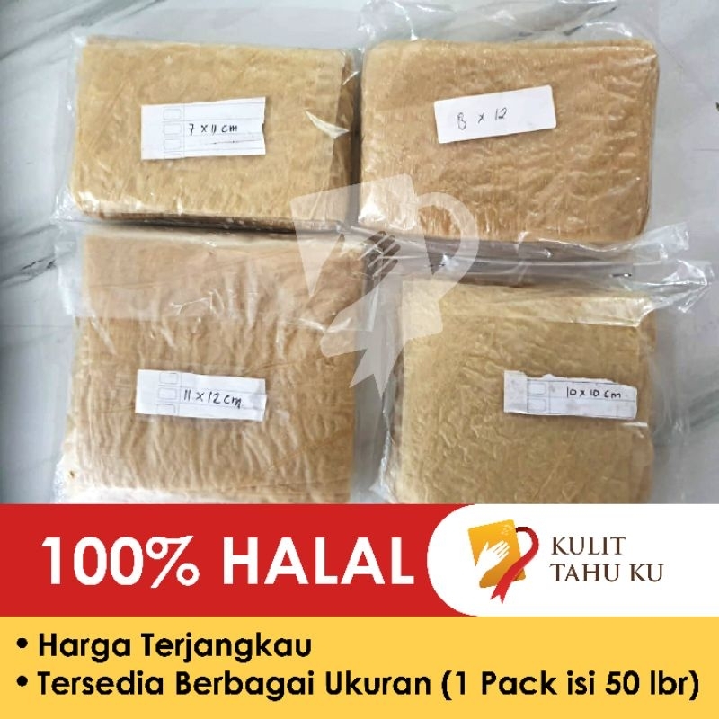 Jual Kulit Tahu Kotak Tawar (Halal) | Shopee Indonesia