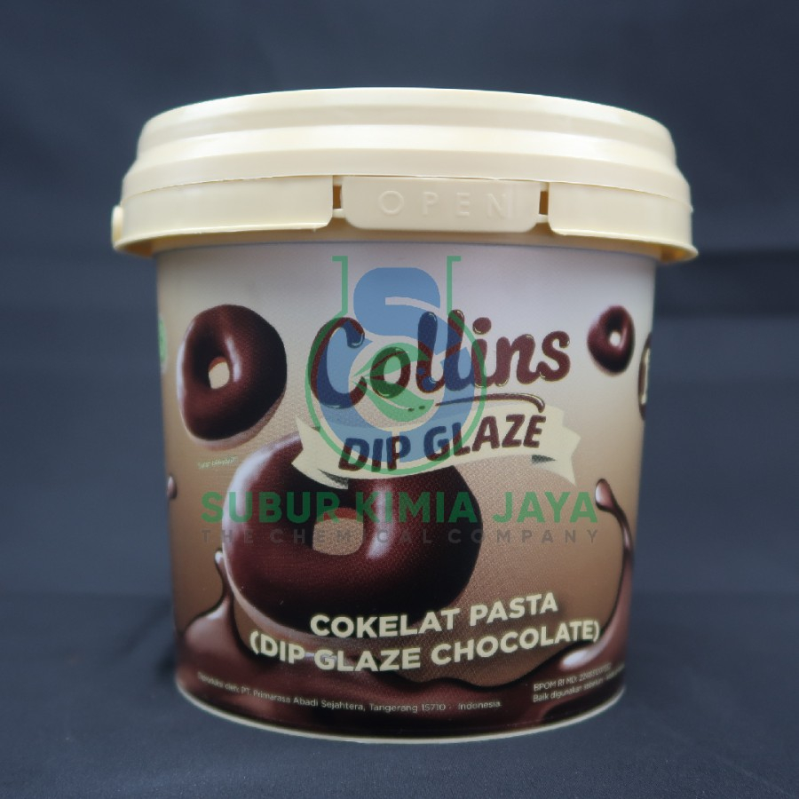 Jual Collins Dip Glaze Dark Chocolate 1 Kg / Topping Pasta Rasa Coklat ...